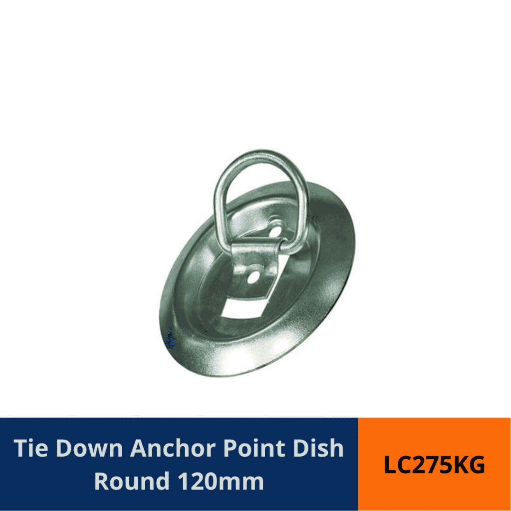 Tie Down Anchor Point Dish Round 120mm/LC275kg - Gold Coast Bolt In ...
