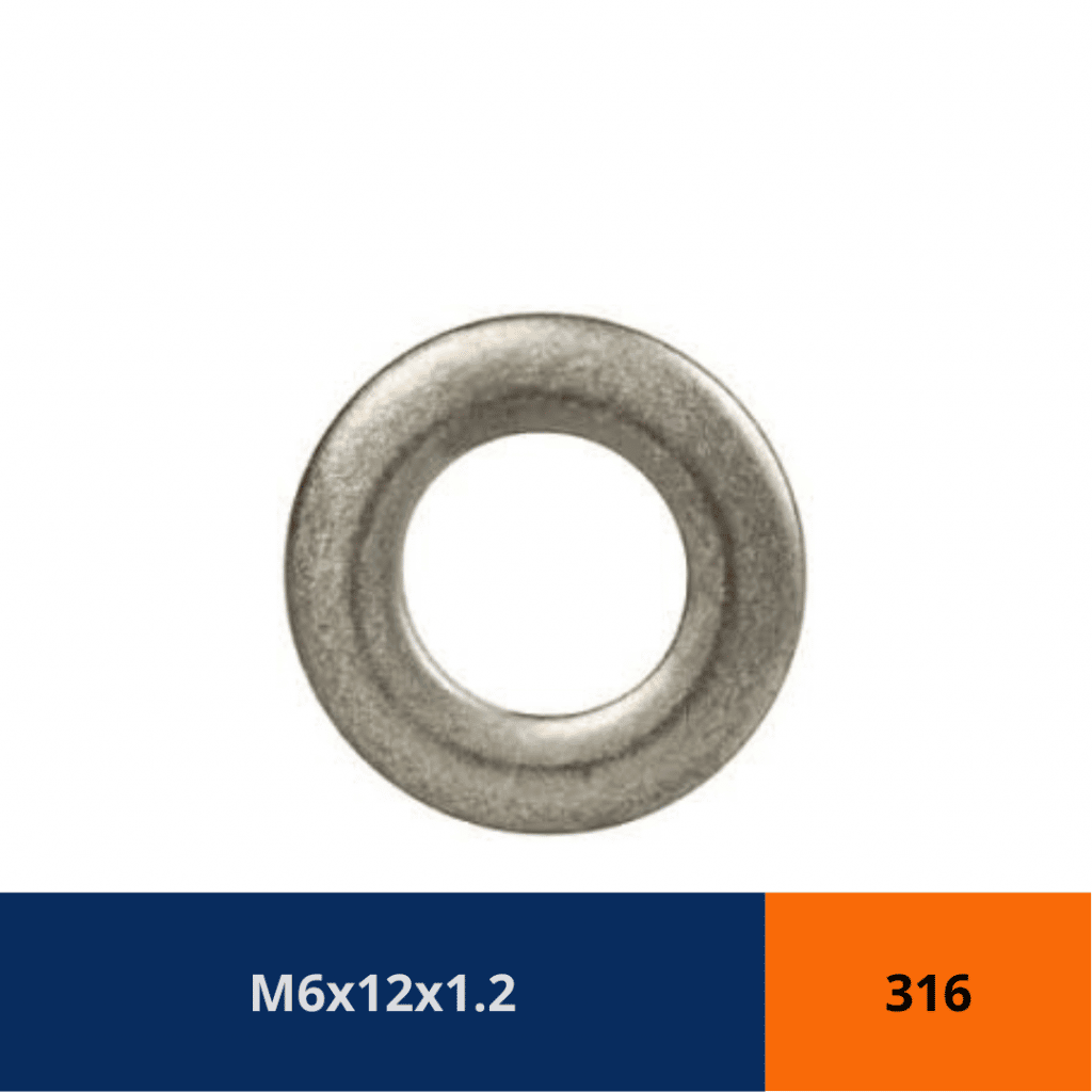 Flat Washer 316 STAINLESS M6 Gold Coast Bolt In Speciality Tools flat-washer-316-stainless-m6-gold-coast-bolt-in-speciality-tools