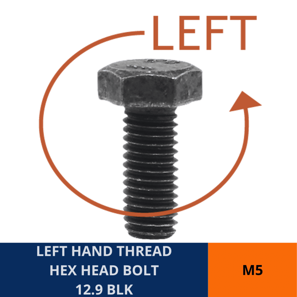 Left Hand Thread High Tensile Hex Head Bolt - Gold Coast Bolt In ...