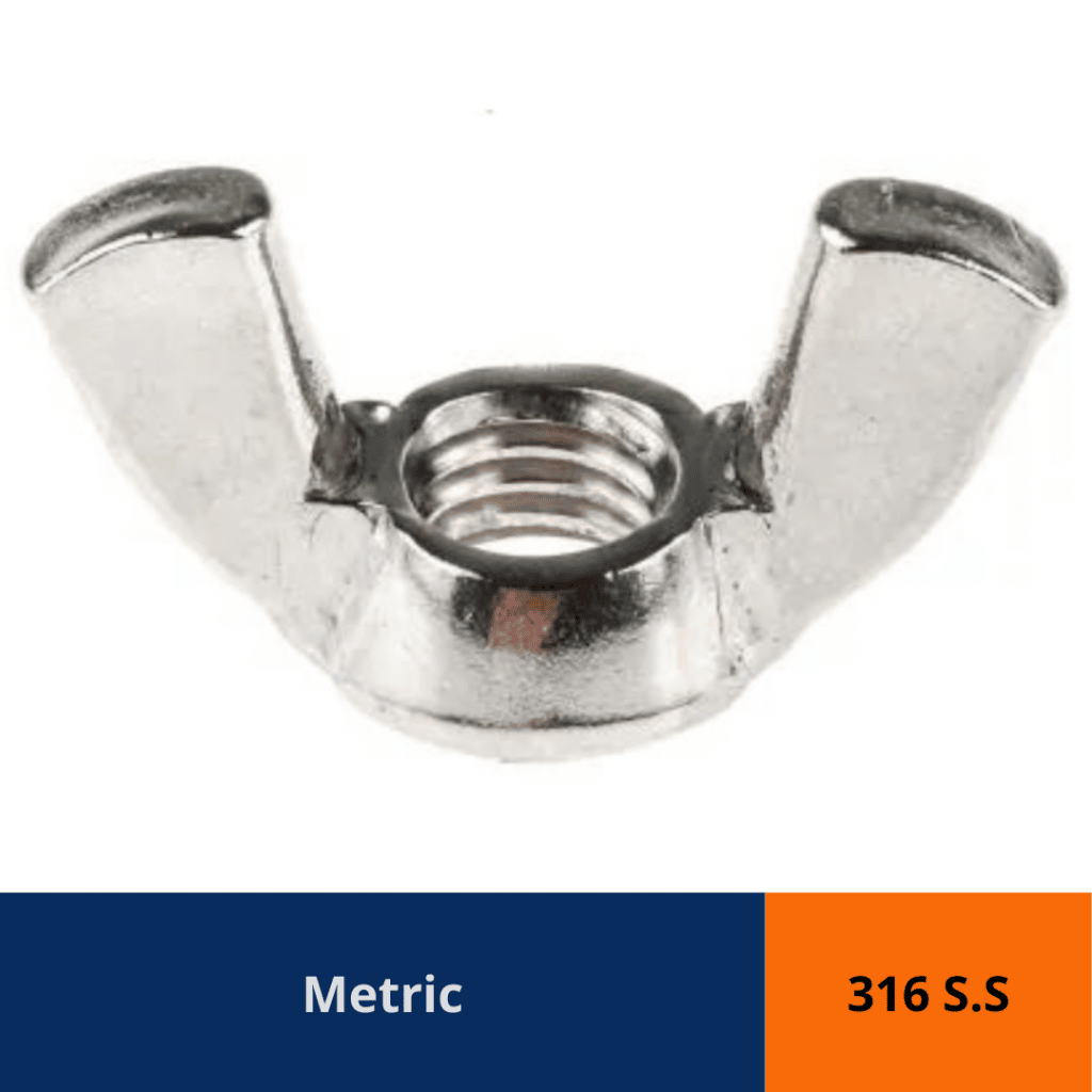 wing nut metric 316 stainless m4 m5 m6 m8 m10 - Gold Coast Bolt In ...